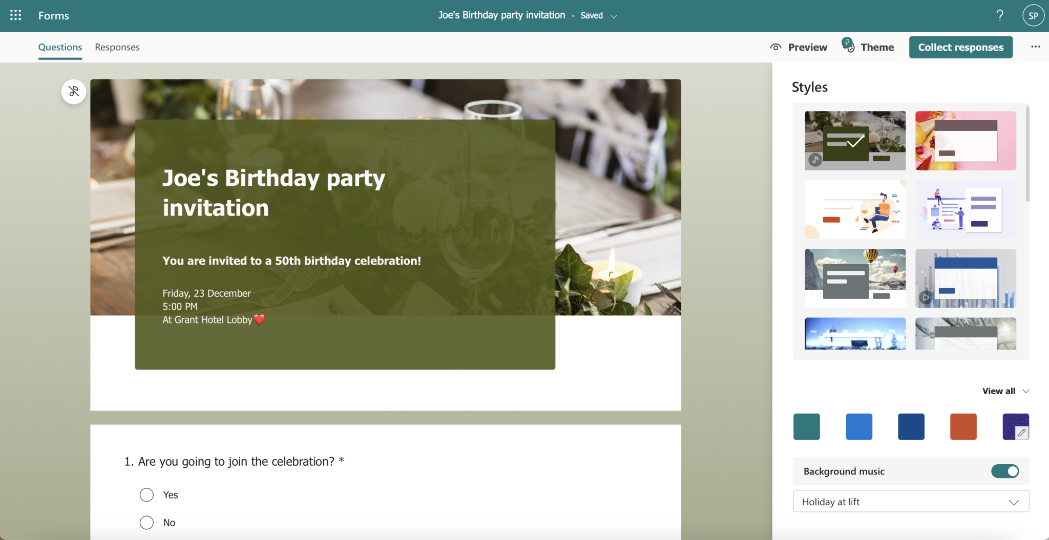 Crear un formulario con Microsoft Forms - Implementación de ERP, CRM y ...